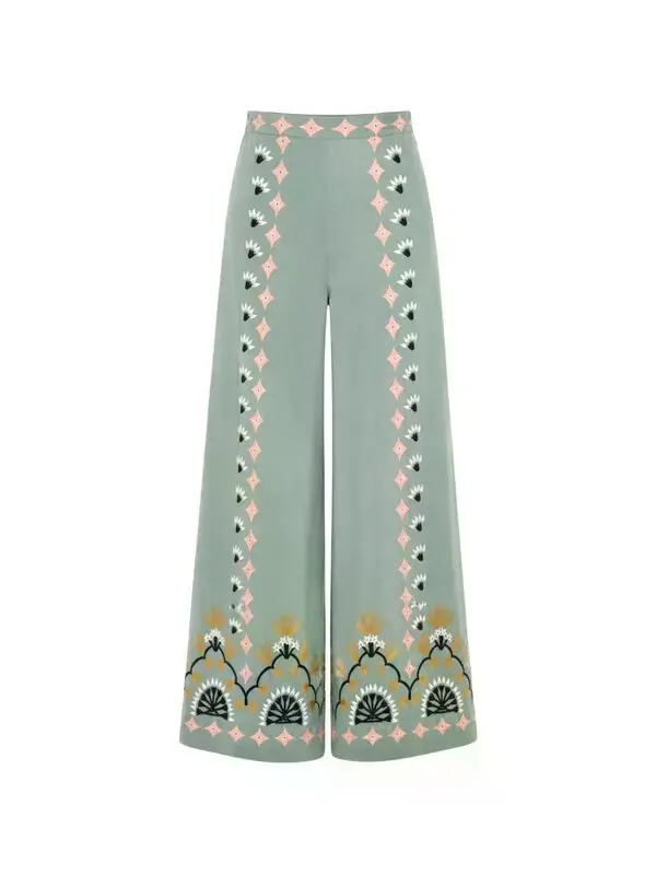 TEMPERLEY LONDON Rosalba Embroidered Trousers