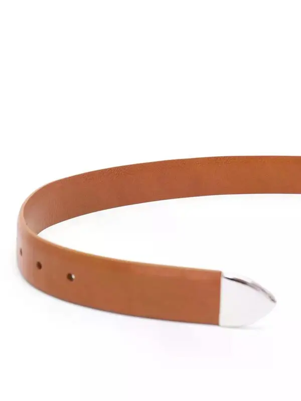 Anderson's Leather Belt With Buckle Fastening