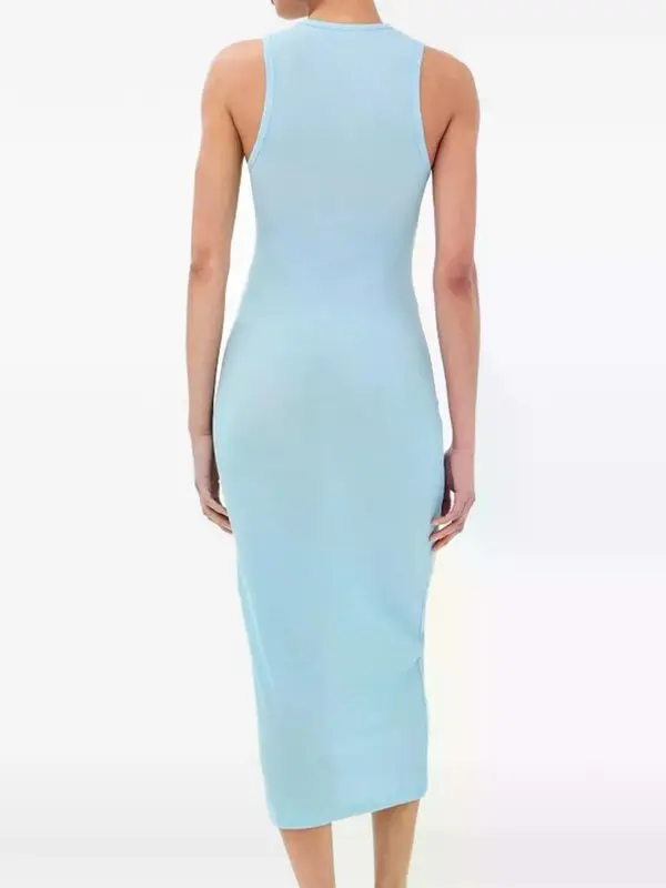 Wardrobe.NYC Ribbed-knit Sleeveless Dress