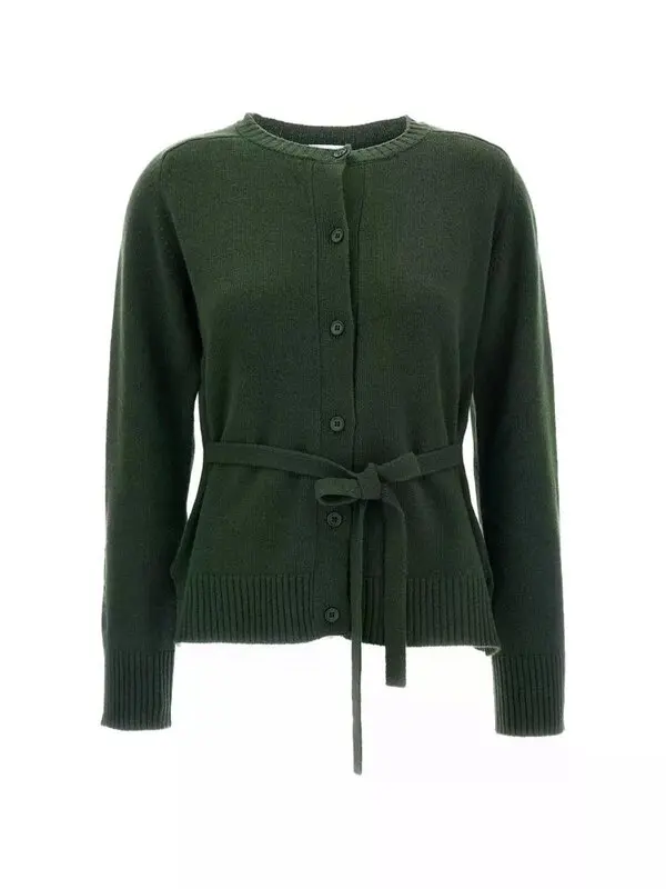 P.a.r.o.s.h Belted Wool Cardigan