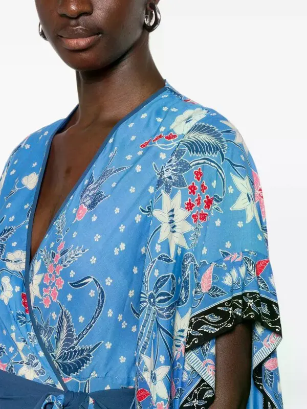 Diane Von Furstenberg Floral-print Wrap Maxi Dress