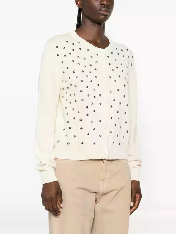 VICOLO Stud-embellished Cardigan