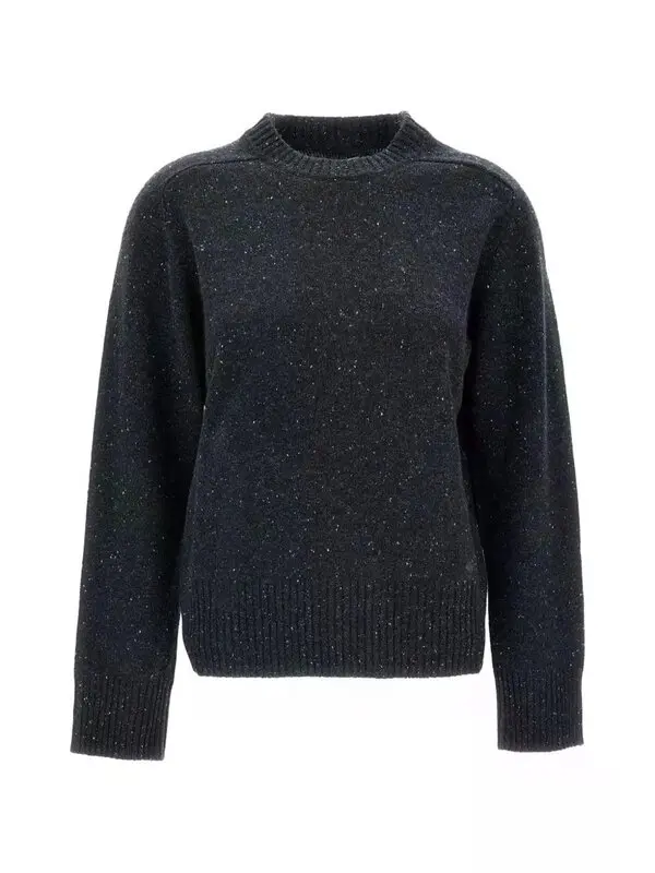 Loulou De Saison Flecked Ribbed-trim Sweater