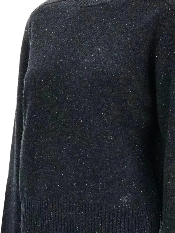 Loulou De Saison Flecked Ribbed-trim Sweater