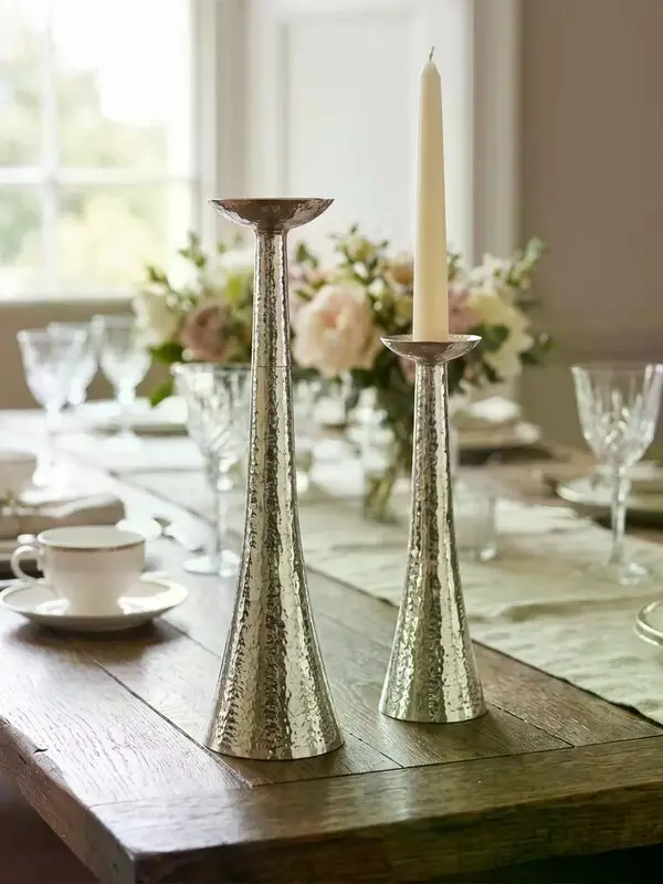 ENZO DE GASPERI Hammered-metal Candle Holder