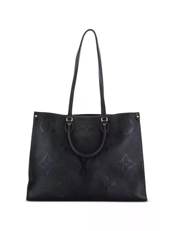 LOUIS VUITTON Onthego Monogram Empreinte Giant Gm Tote Bag - Black