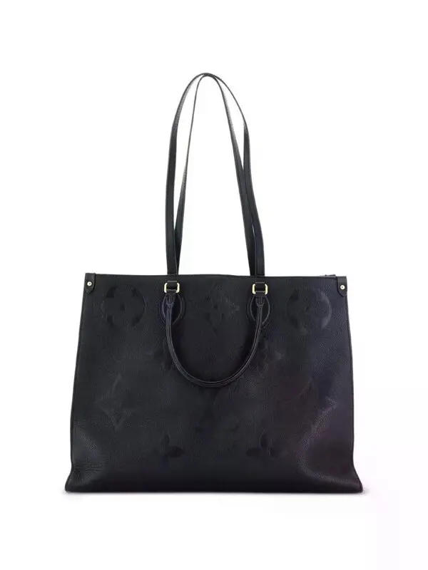 LOUIS VUITTON Onthego Monogram Empreinte Giant Gm Tote Bag - Black