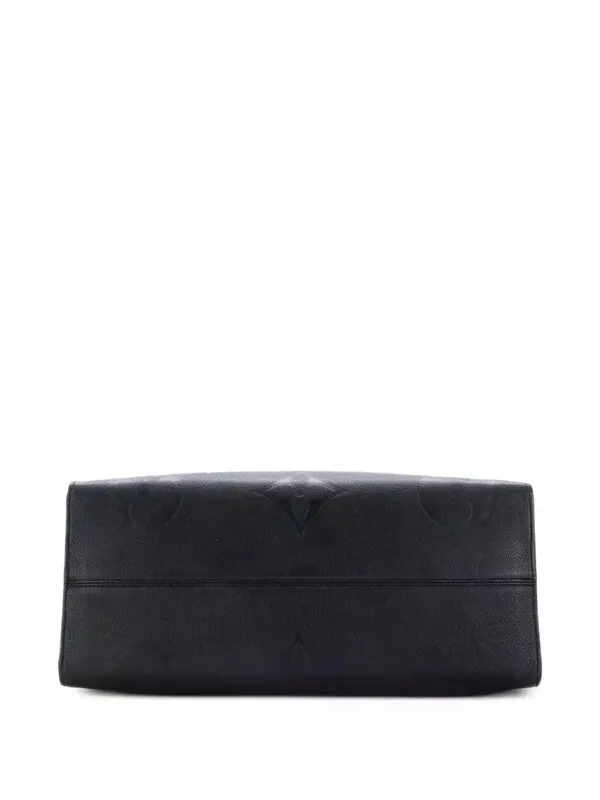 LOUIS VUITTON Onthego Monogram Empreinte Giant Gm Tote Bag - Black