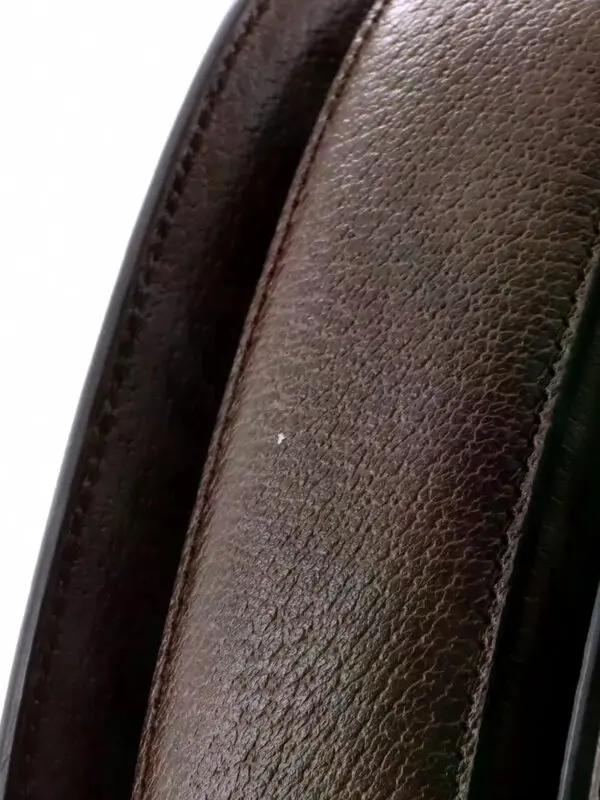 Gucci Bamboo 1947 Top Handle Bag Jumbo Gg Canvas Mini Crossbody Bag - Brown