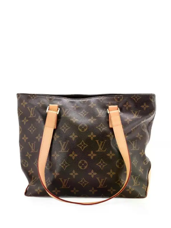 LOUIS VUITTON Cabas Piano Monogram Canvas Tote Bag - Brown