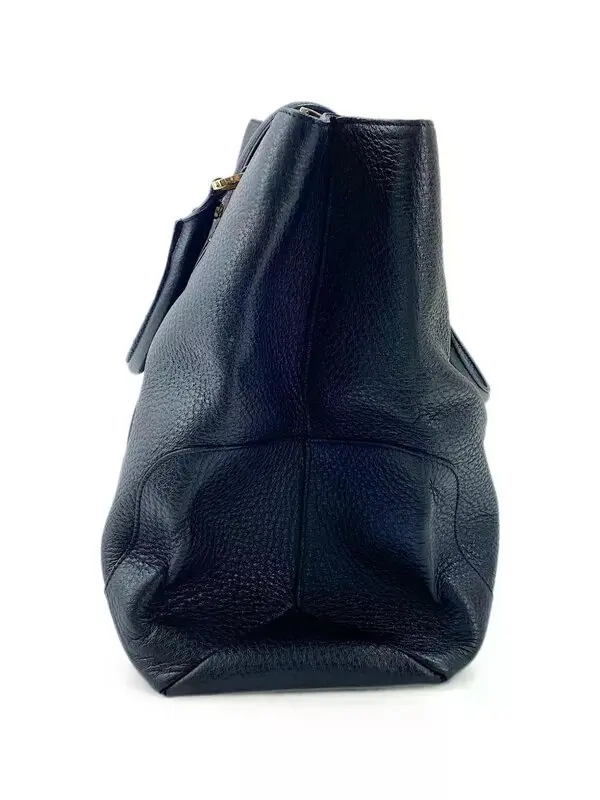 Gucci 2000s G-logo Leather Tote Bag