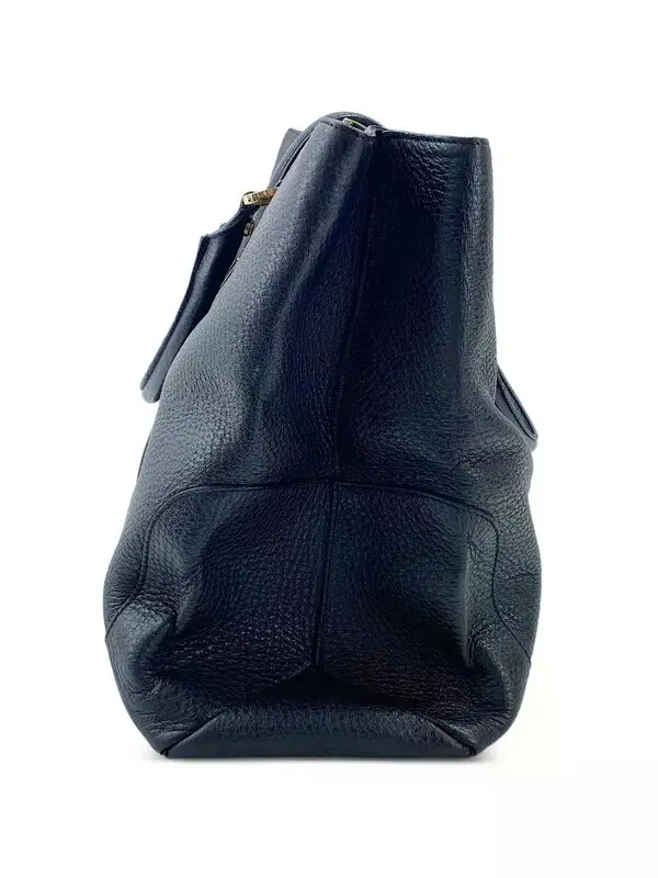Gucci G-logo Leather Tote Bag