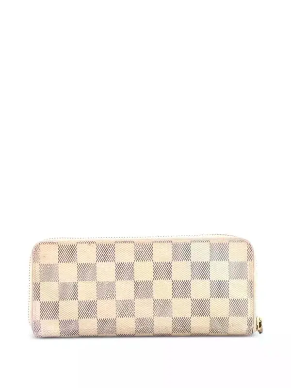 LOUIS VUITTON Clemence Wallet Damier Small Wallets - White