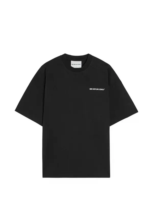 MKI MIYUKI ZOKU Logo-print Drop-shoulder T-shirt
