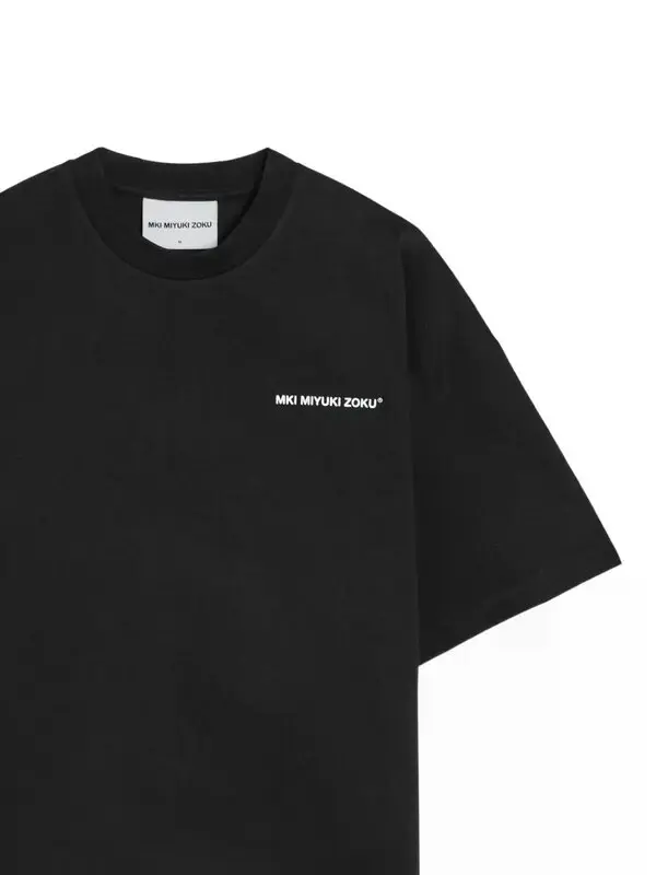MKI MIYUKI ZOKU Logo-print Drop-shoulder T-shirt
