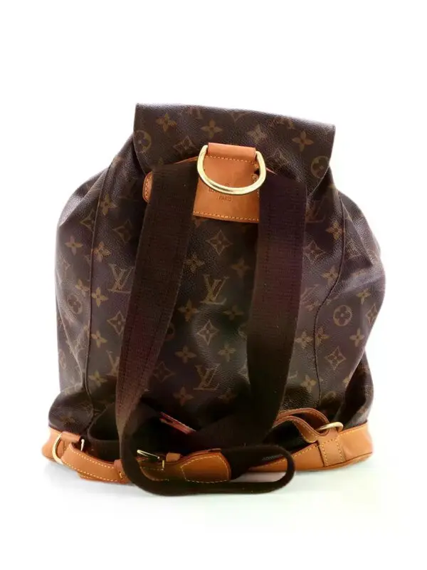 LOUIS VUITTON Vintage Montsouris Monogram Canvas Gm Backpack