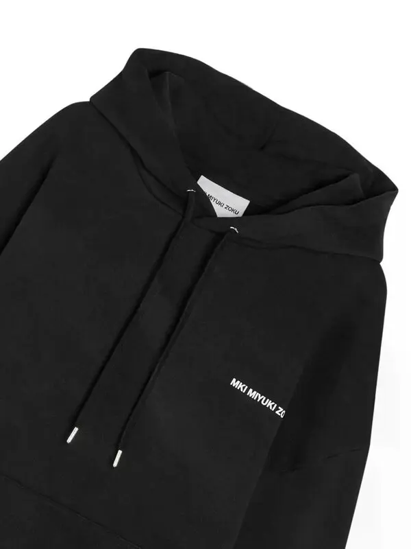 MKI MIYUKI ZOKU Logo-print Drawstring Hoodie