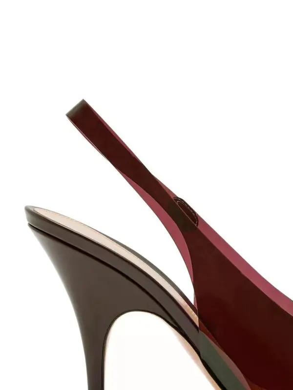 GIANVITO ROSSI Amelie Slingback Peep-toe Sandals