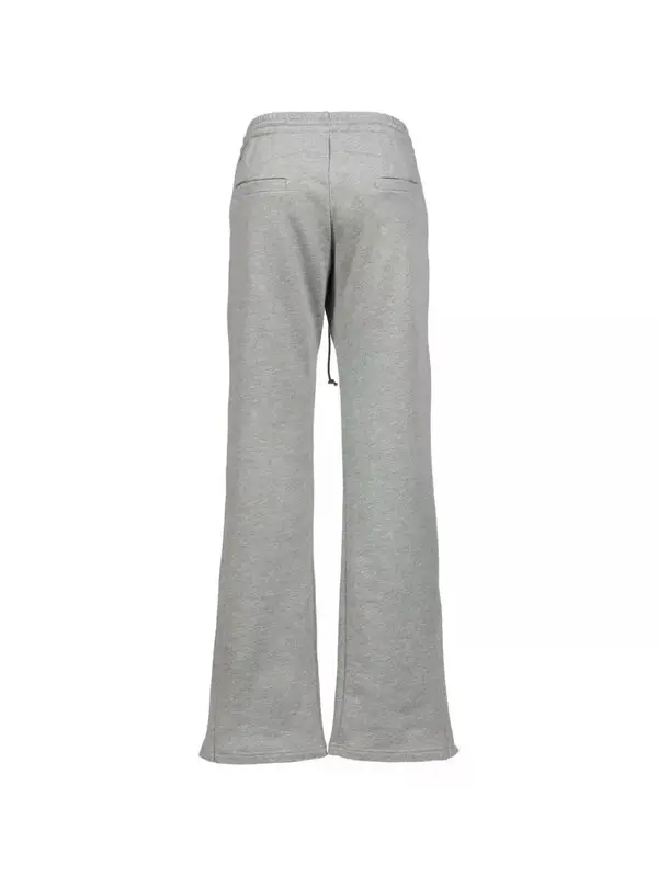 SRVC STUDIO Origami Layered-design Drawstring Track Pants - Grey