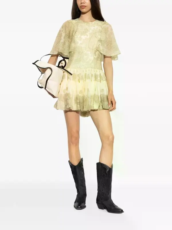 ALLSAINTS Yanna Paisley-print Mini Dress