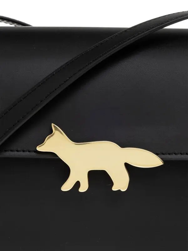 Maison Kitsuné Edie Leather Crossbody Bag