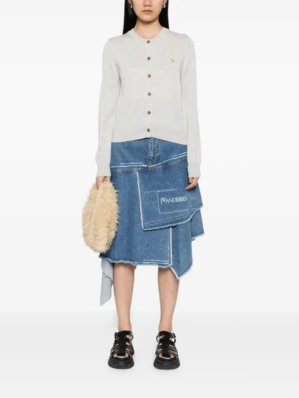 Maison Kitsuné Baby Fox Wool Cardigan