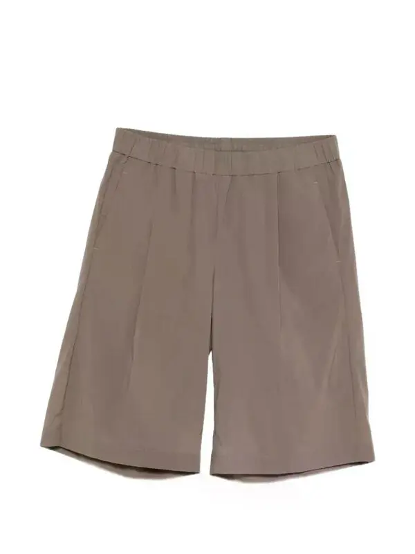 Herno Pleated Elasticated-waist Shorts