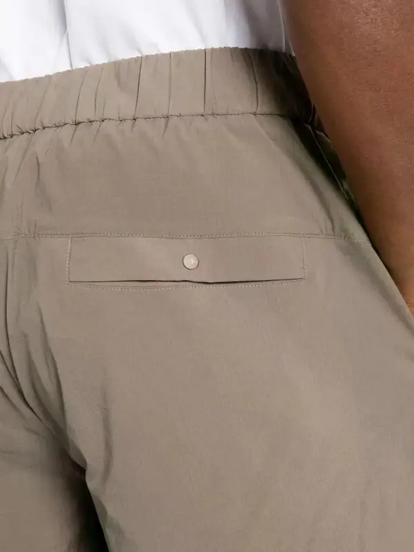 Herno Pleated Elasticated-waist Shorts