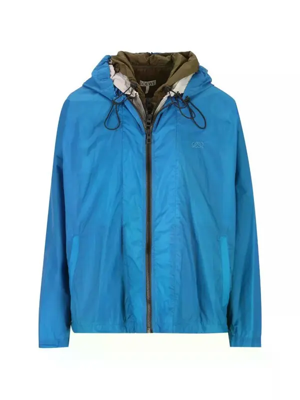 Loewe Hooded Layered-effect Jacket