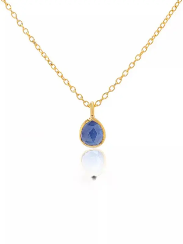 AUREE JEWELLERY Mini Manhattan Sapphire Necklace - Gold