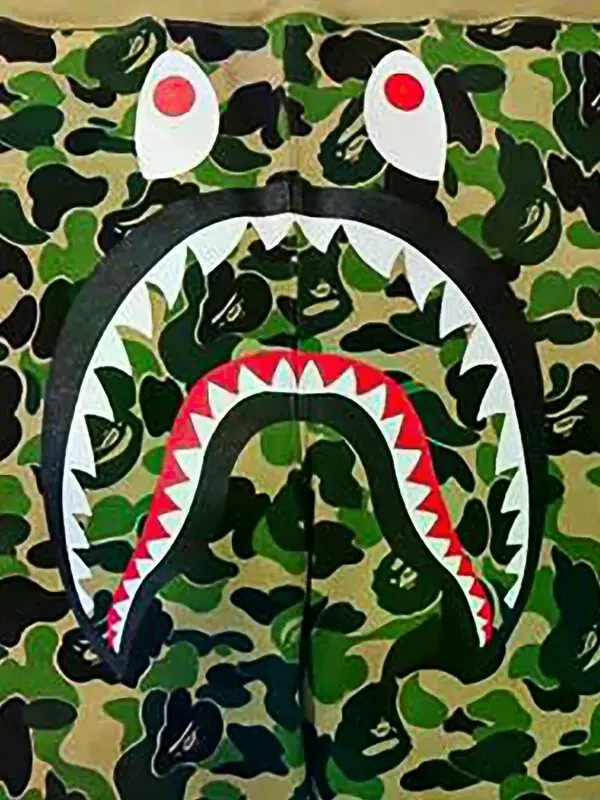 A BATHING APE Abc Camo Shark Shorts