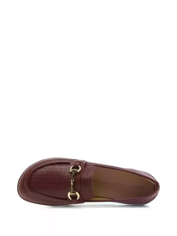 BE LENKA Horsebit Woven-detail Loafers