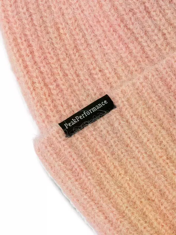 PEAK PERFORMANCE Ribbed-knit Beanie Hat