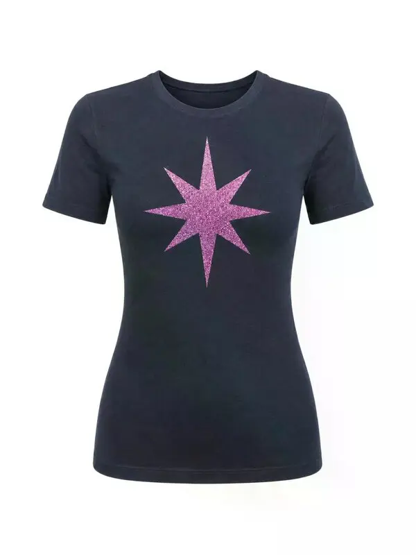 MADISON MAISON Essential Star Print T-shirt - Blue