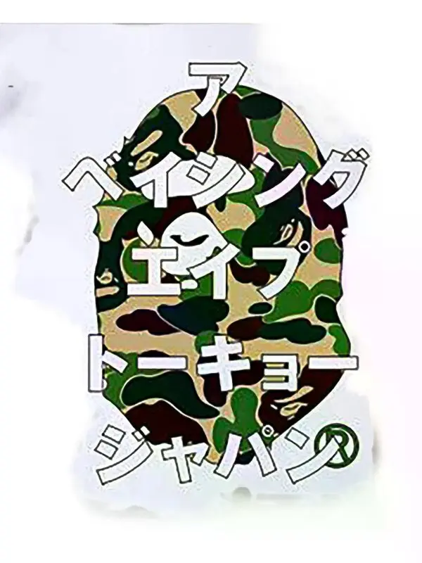 A BATHING APE Abc Camo Japanese T-shirt