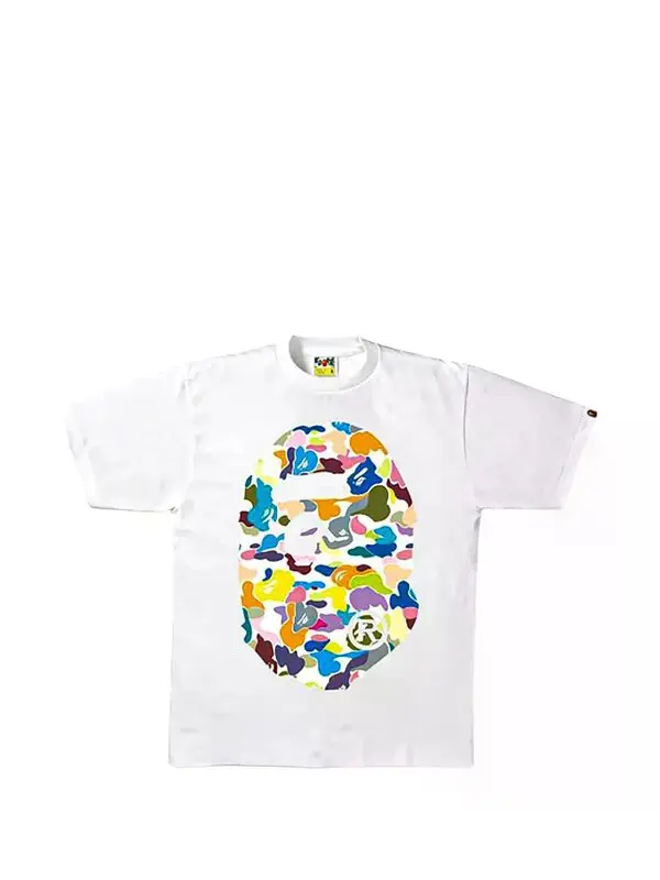 A BATHING APE Ape Head Camouflage-print T-shirt