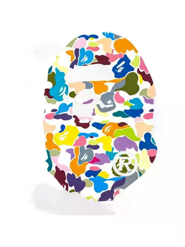 A BATHING APE Ape Head Camouflage-print T-shirt