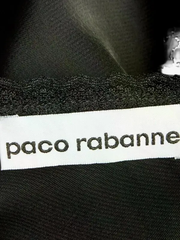 Rabanne Lace-trim Satin Blouse