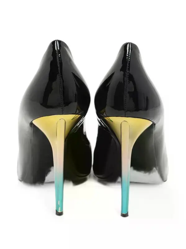 Fendi Patent Sculptural-heel Pumps