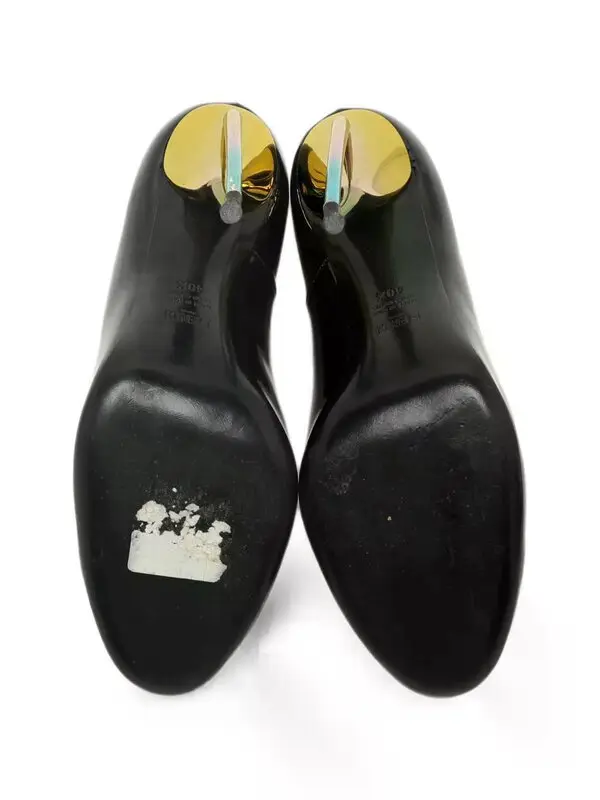 Fendi Patent Sculptural-heel Pumps