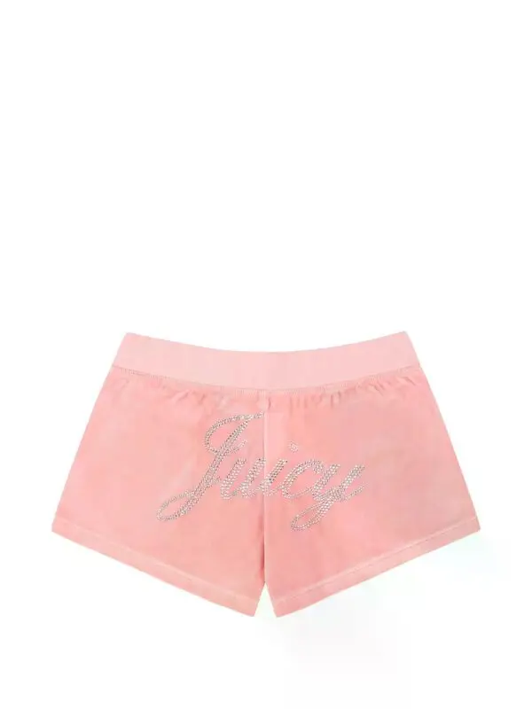 Juicy Couture X S&r Crystal-embellished Mini Shorts