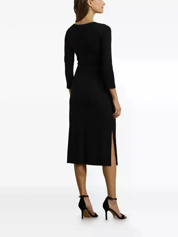 Ralph Lauren Tie-front Rib-knit Dress
