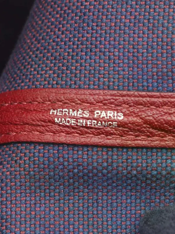 Hermès Toile Criss Cross Garden Party 36 Tote Bag - Blue