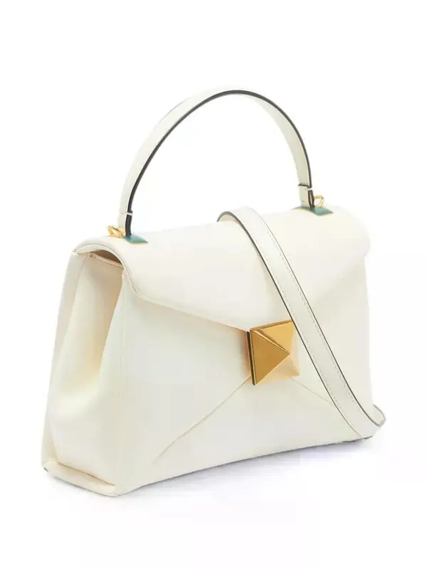 Red Valentino One Stud Leather Tote Bag
