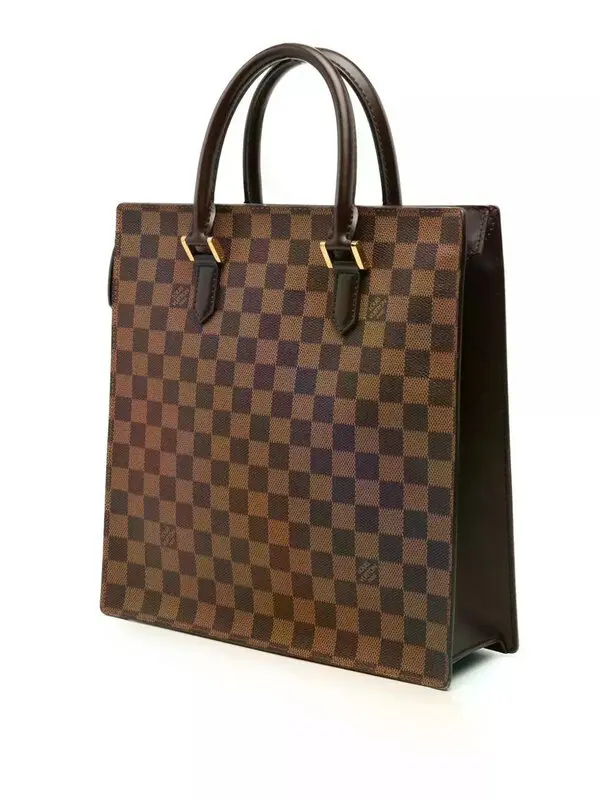LOUIS VUITTON Damier Ebene Venice Sac Plat Tote Bag