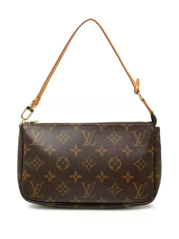 LOUIS VUITTON 2004 Monogram Pochette Accessoires Shoulder Bag