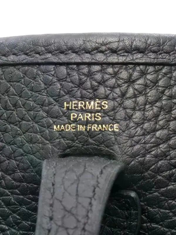 Hermès Clemence Evelyne Tpm 16 Crossbody Bag - Black
