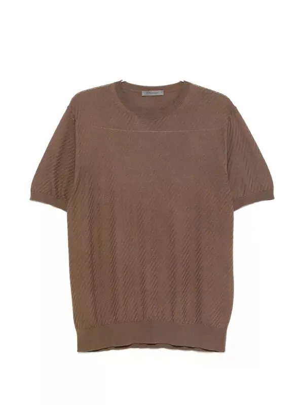 Corneliani Textured-knit T-shirt