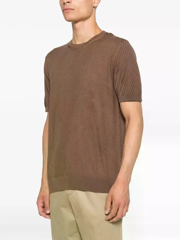 Corneliani Textured-knit T-shirt
