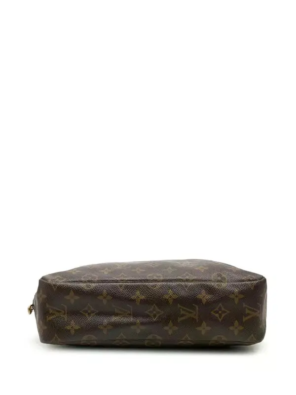 LOUIS VUITTON 1994 Monogram Troussse Toilette 28 Clutch Bag - Brown